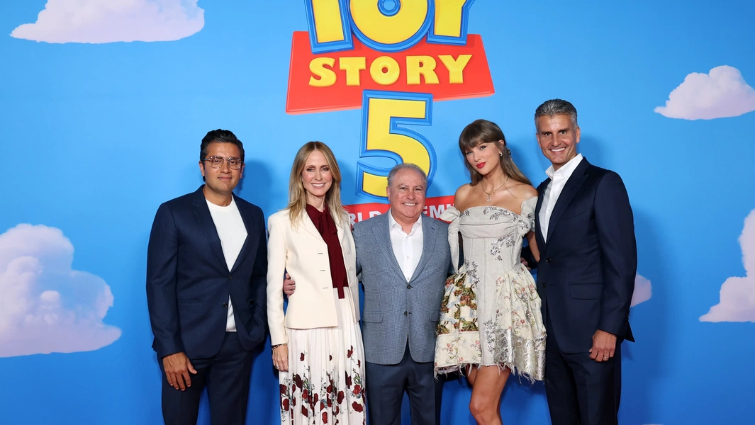 Taylor Swift's whimsical Toy Story 5 celebration