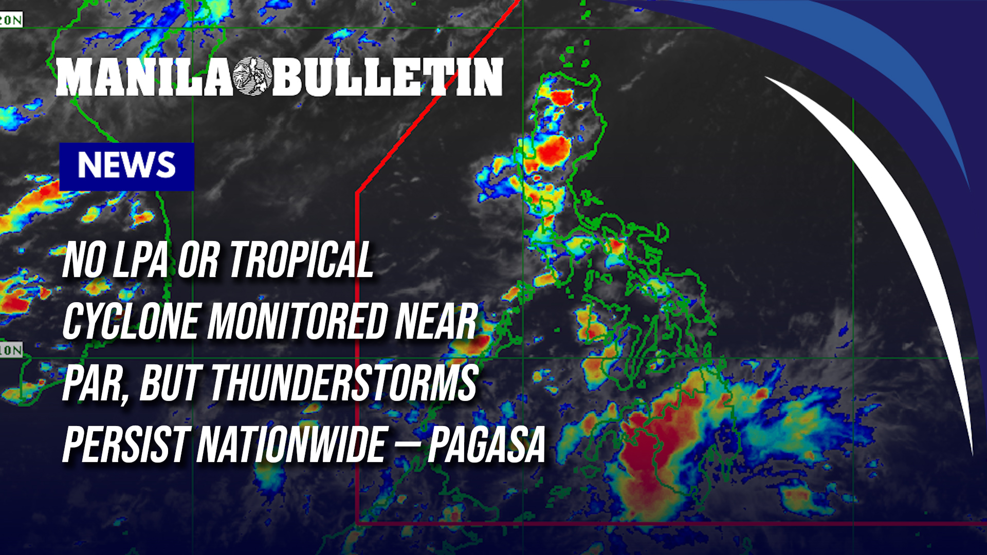 No LPA or tropical cyclone monitored near PAR, but thunderstorms ...