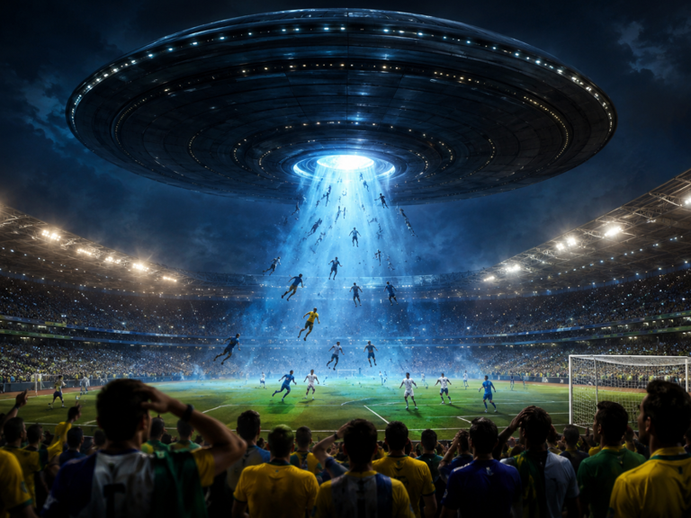Aliens at the World Cup? Brazilian psychic says UFO ‘Mothership’ to ...
