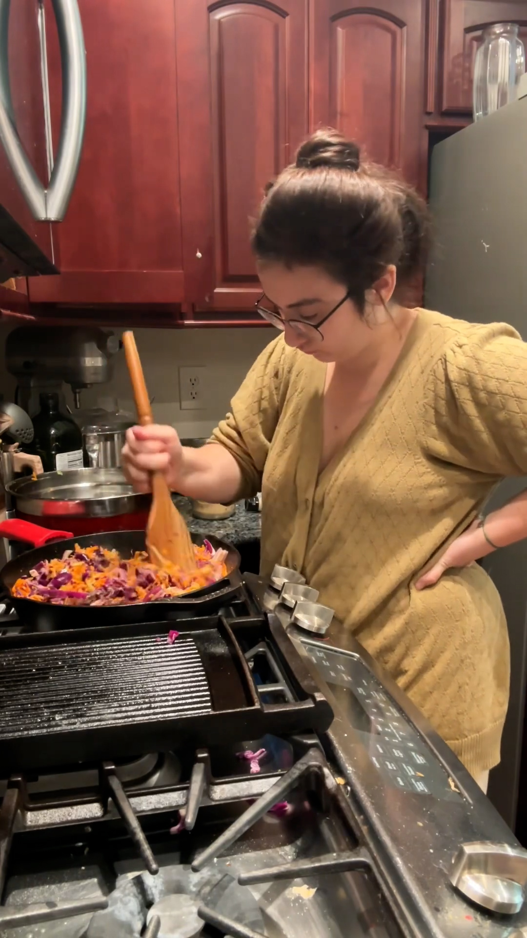 Deconstructed egg roll served in a bowl for easy eating on our homestead