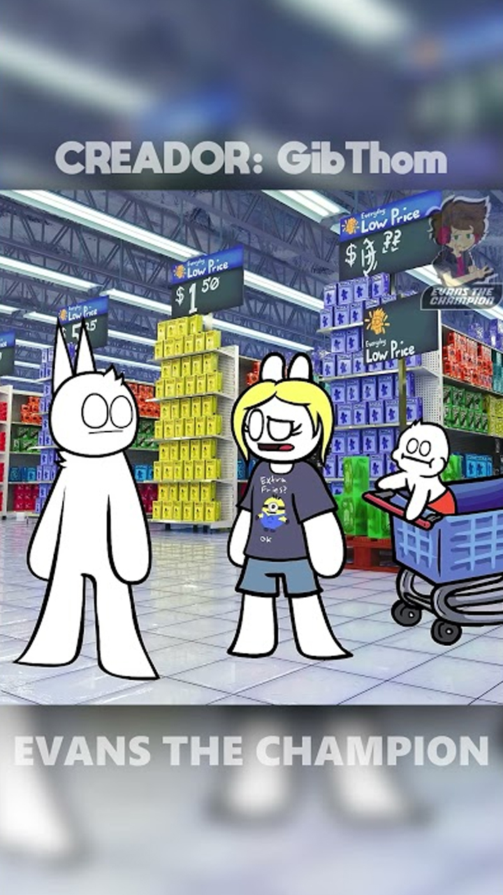 Historia del contenedor de bolas de GibThom | animatic cómico doblado ...