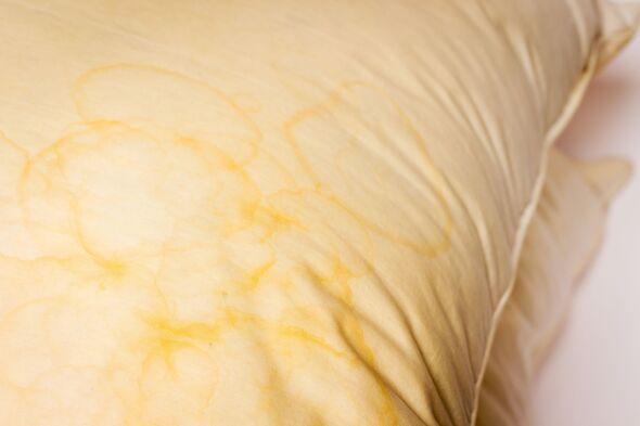 Yellow duvets and pillows will be white again if you combine 2 staple ...