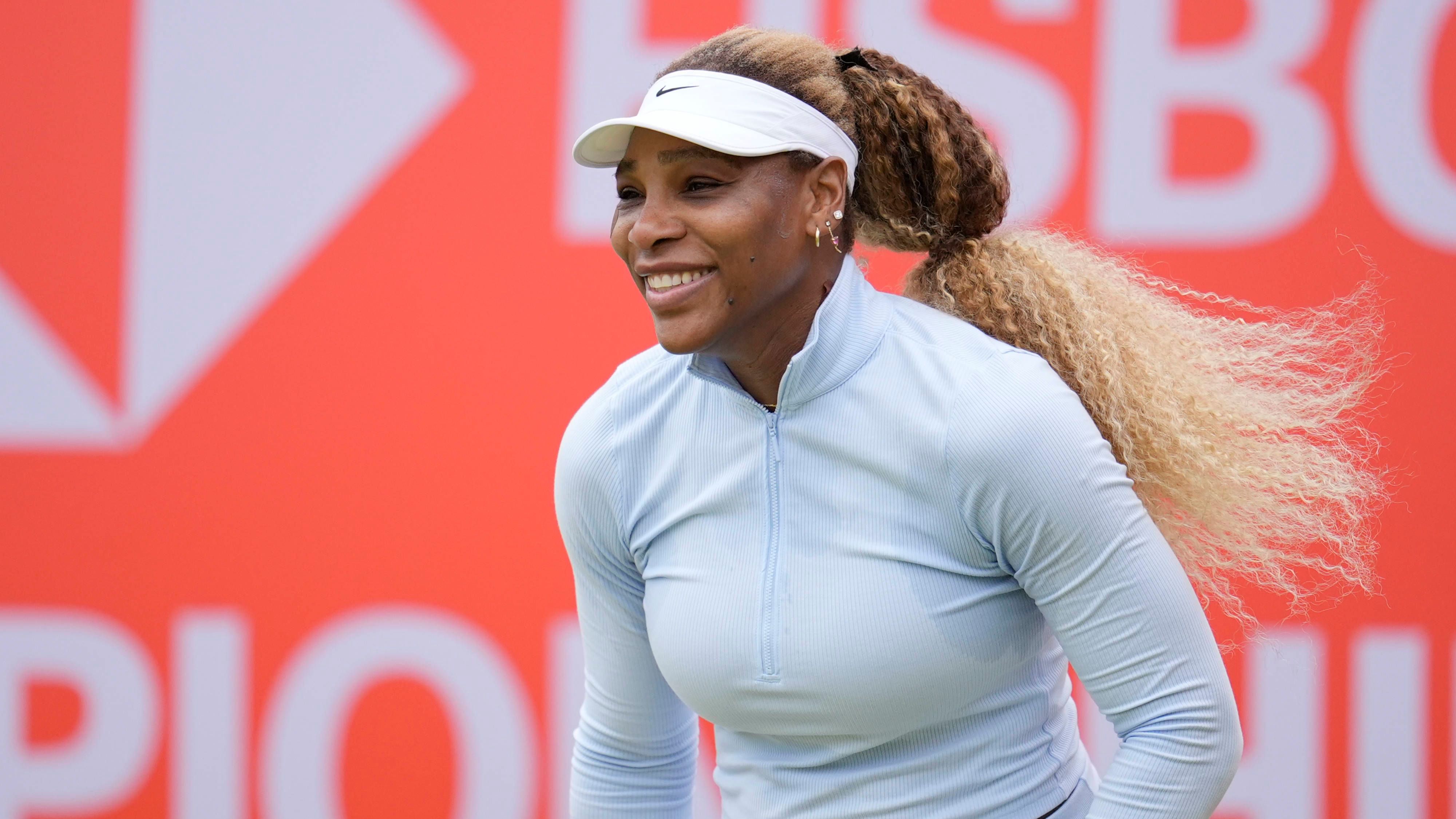 Serena Williams spielt in Berlin mit Muchova im Doppel