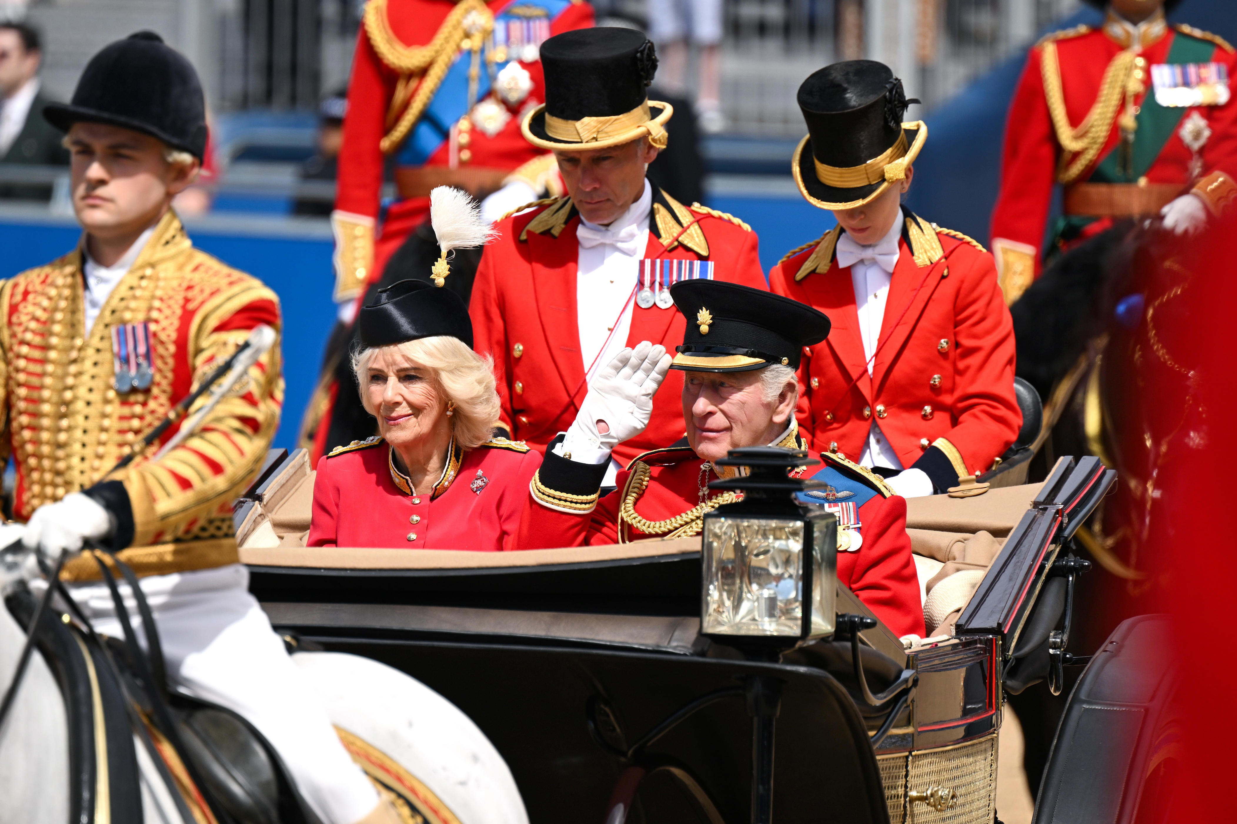 Princess Kate and her children delight at Trooping the Colour – see photos