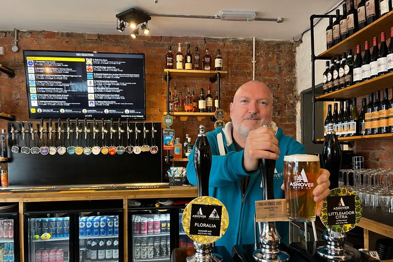 With a 'wall of beer' on show - Derby's newest bar is bound for success
