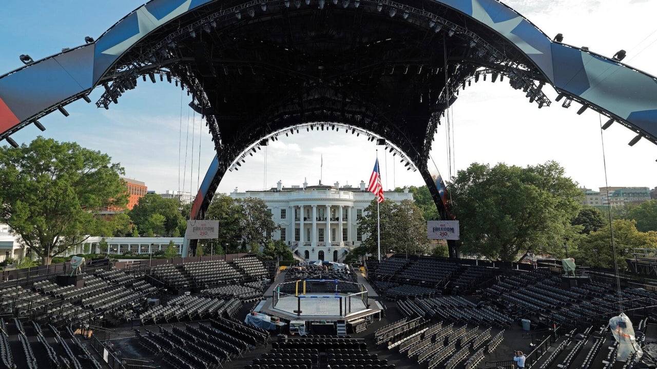 Inside the UFC 'claw' on the White House lawn