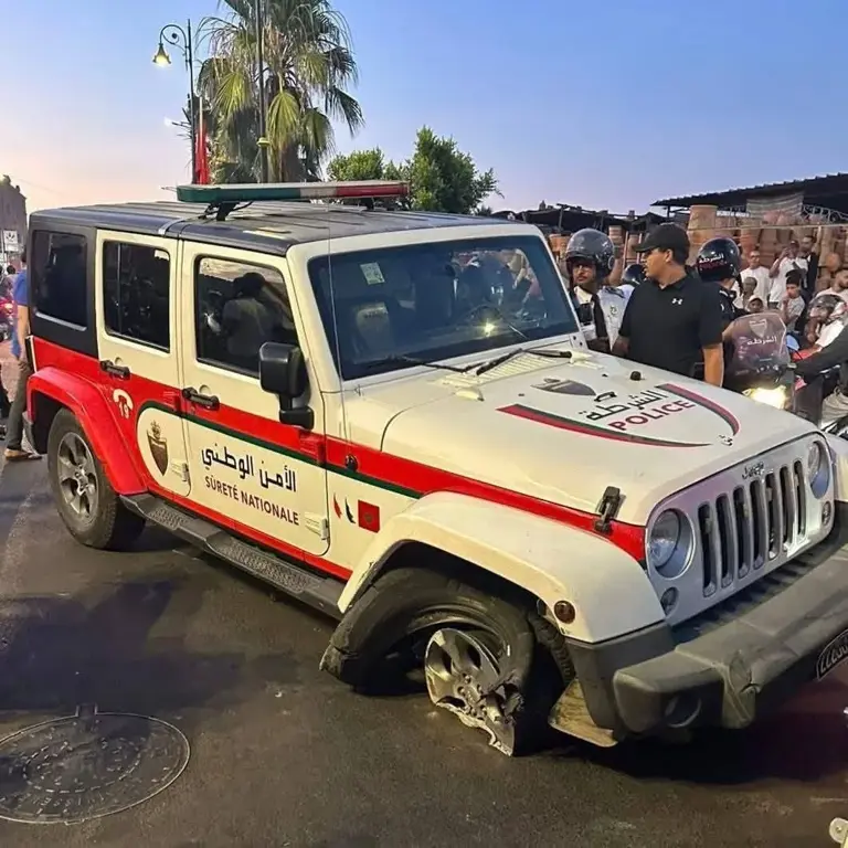 Marrakech: Man steals police vehicle, sparks chase through city streets