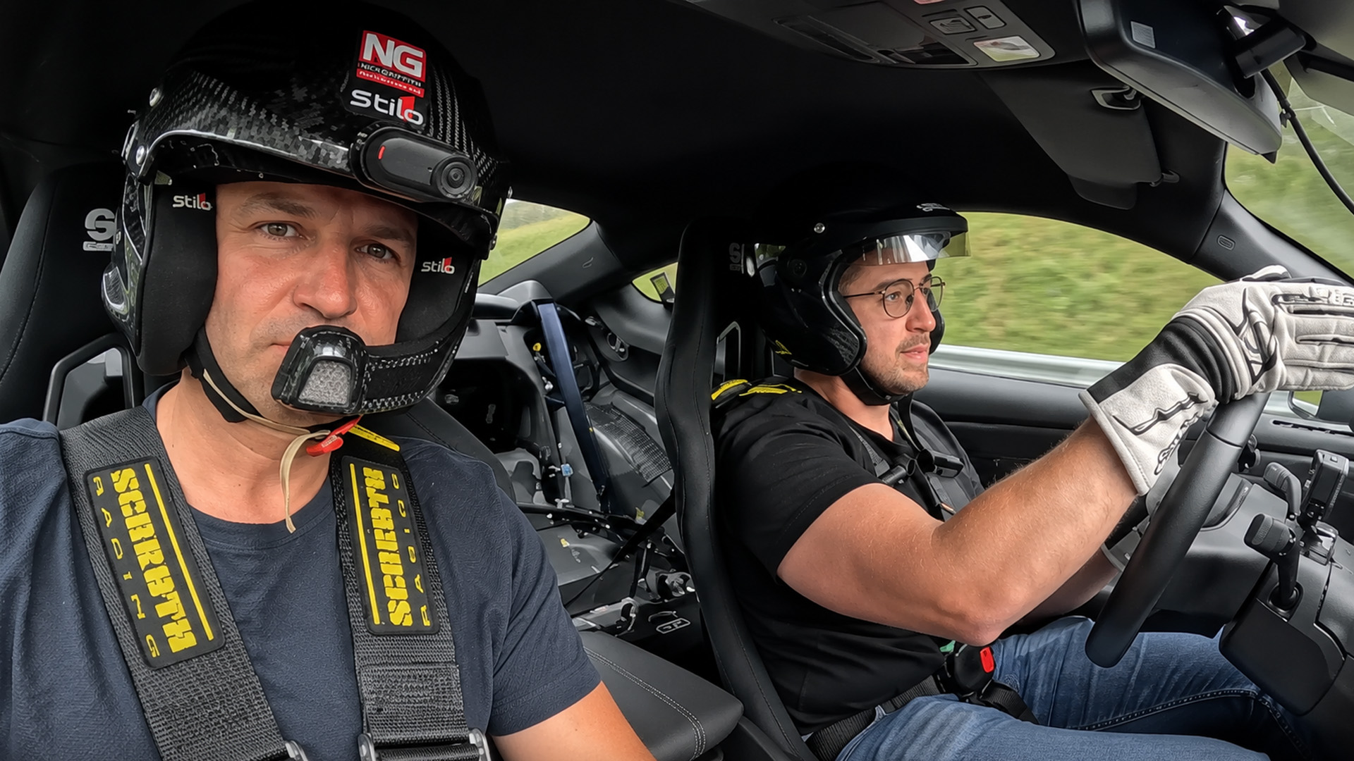 Teaching the Stig wet laps around Nürburgring