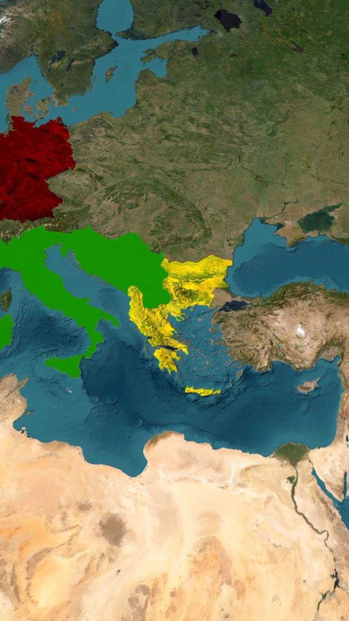 The new European superpowers in an alternate history scenario