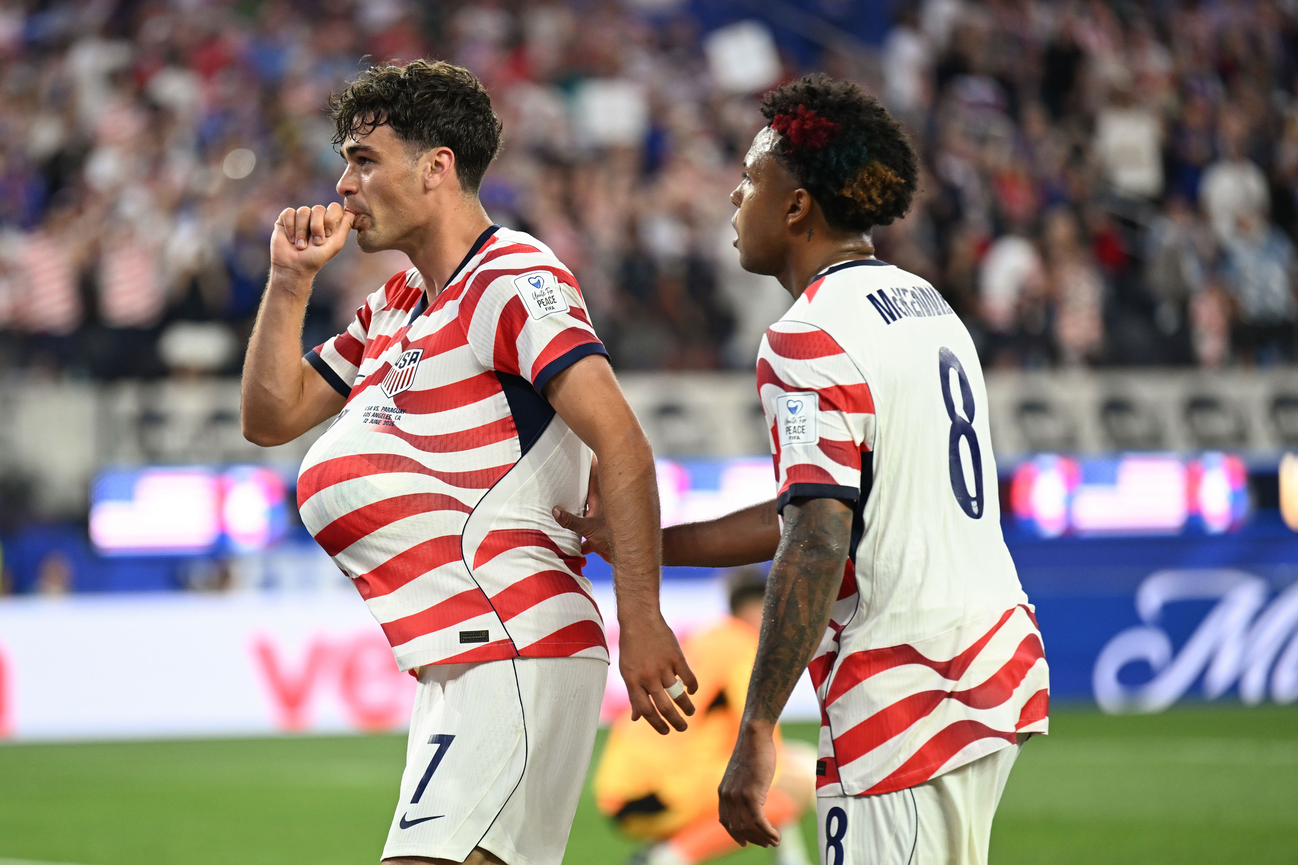 World Cup 2026: Gio Reyna uses goal celebration to announce wife's ...