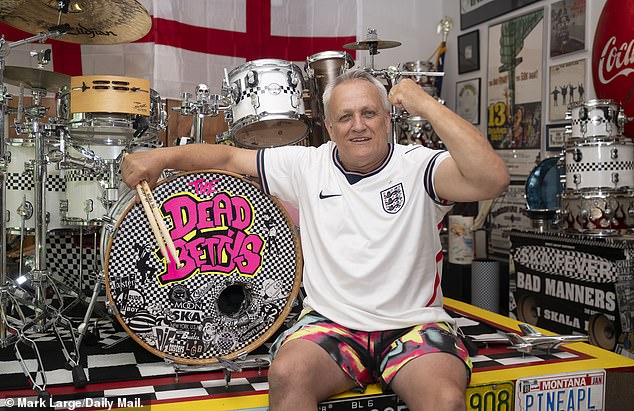 Lip up fatty! England's new World Cup neighbours include Bad Manners star
