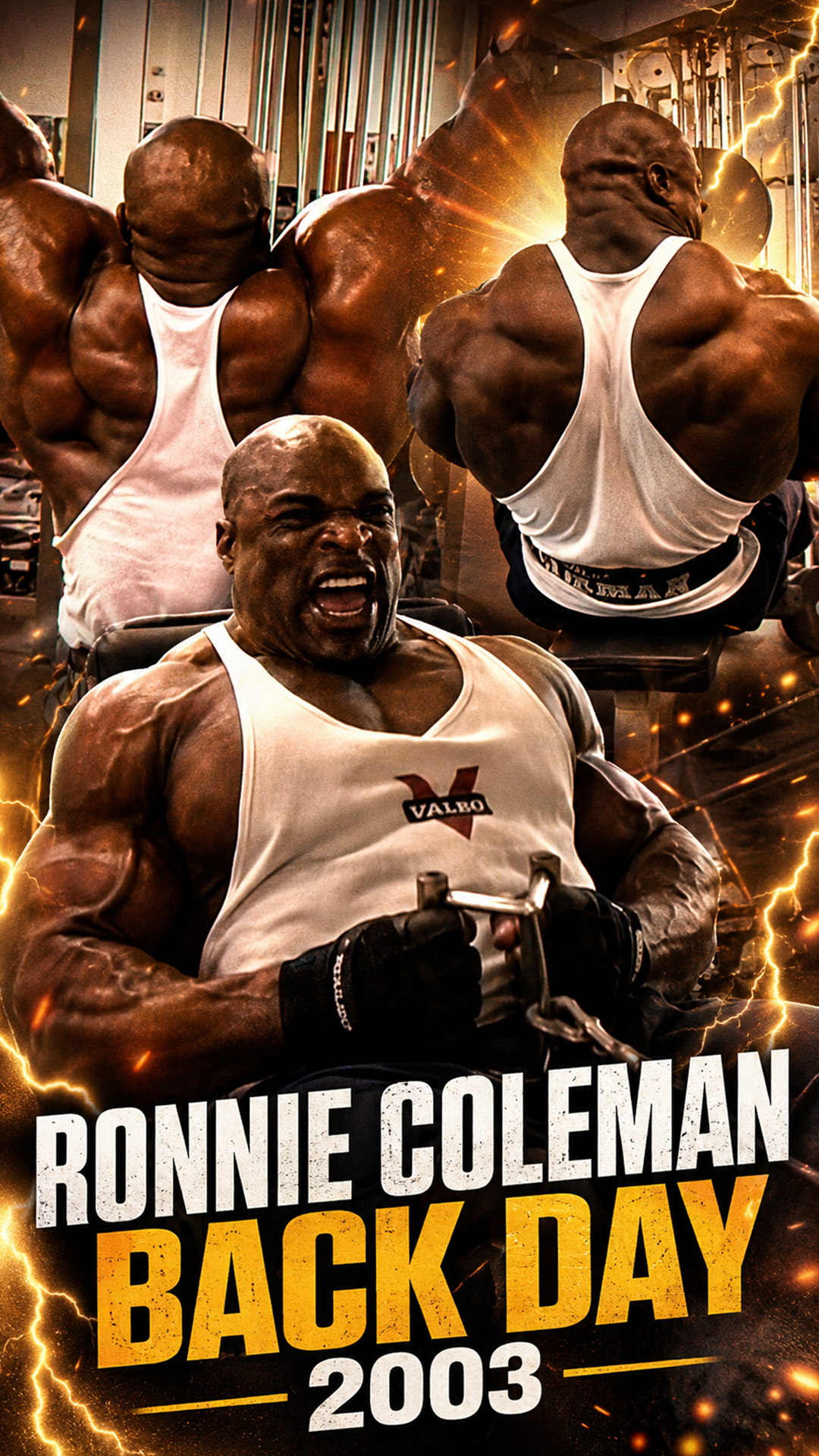 Ronnie Coleman back day beast mode
