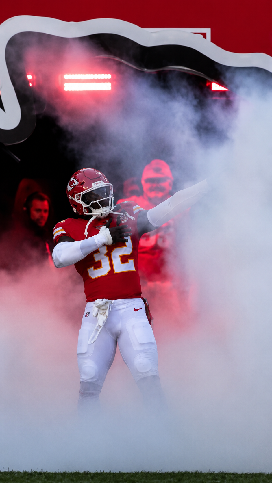 Kansas City Chiefs player entrance at Arrowhead Stadium