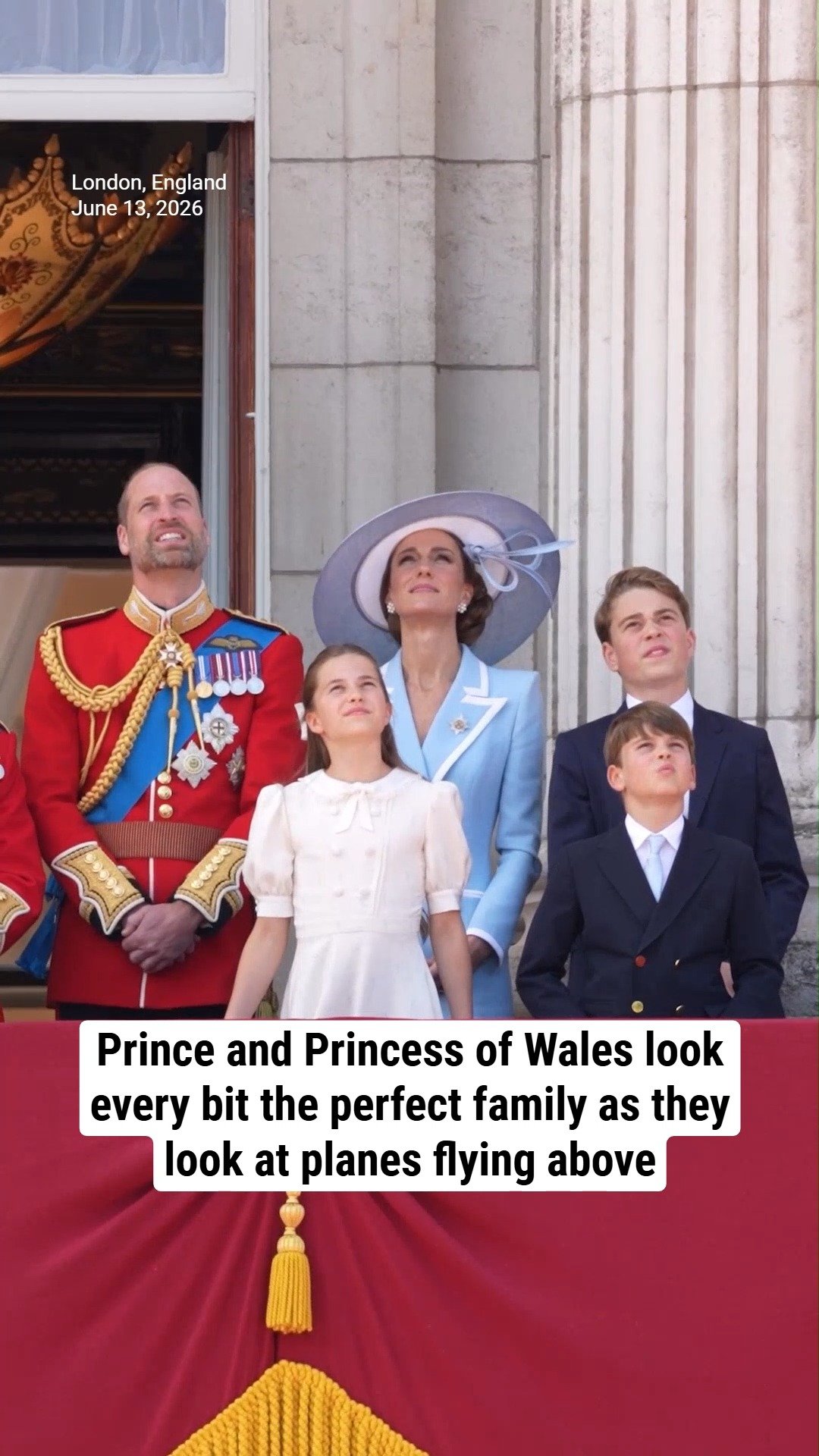 Prince and Princess of Wales look every bit the perfect family as they ...