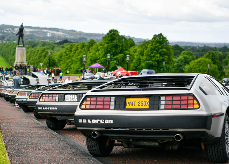 Over 100 DeLoreans gather at Stormont Estate for European festival