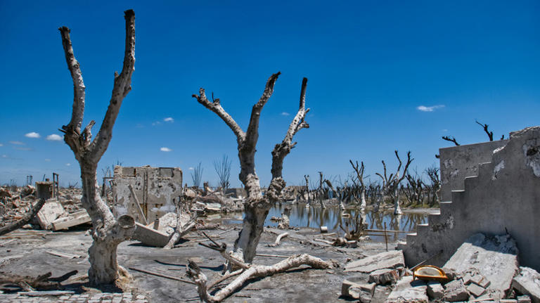 Argentina's once-thriving chic resort town is now an eerie abandoned ...