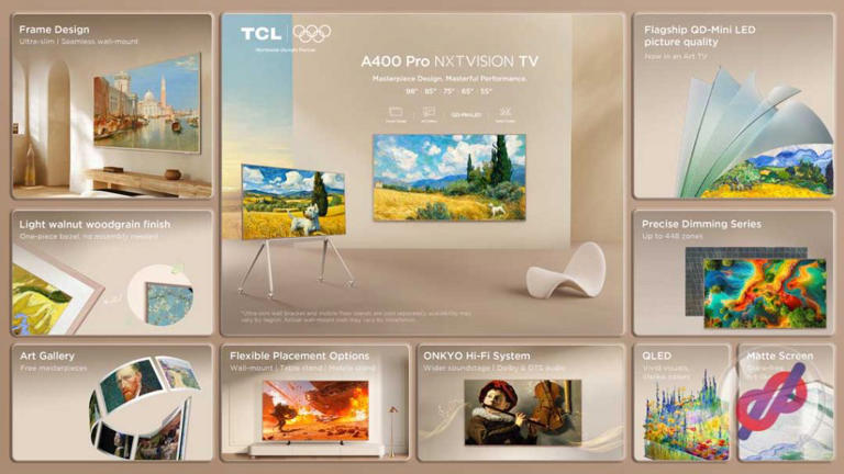 TCL introduces the A400 series for design-driven home entertainment