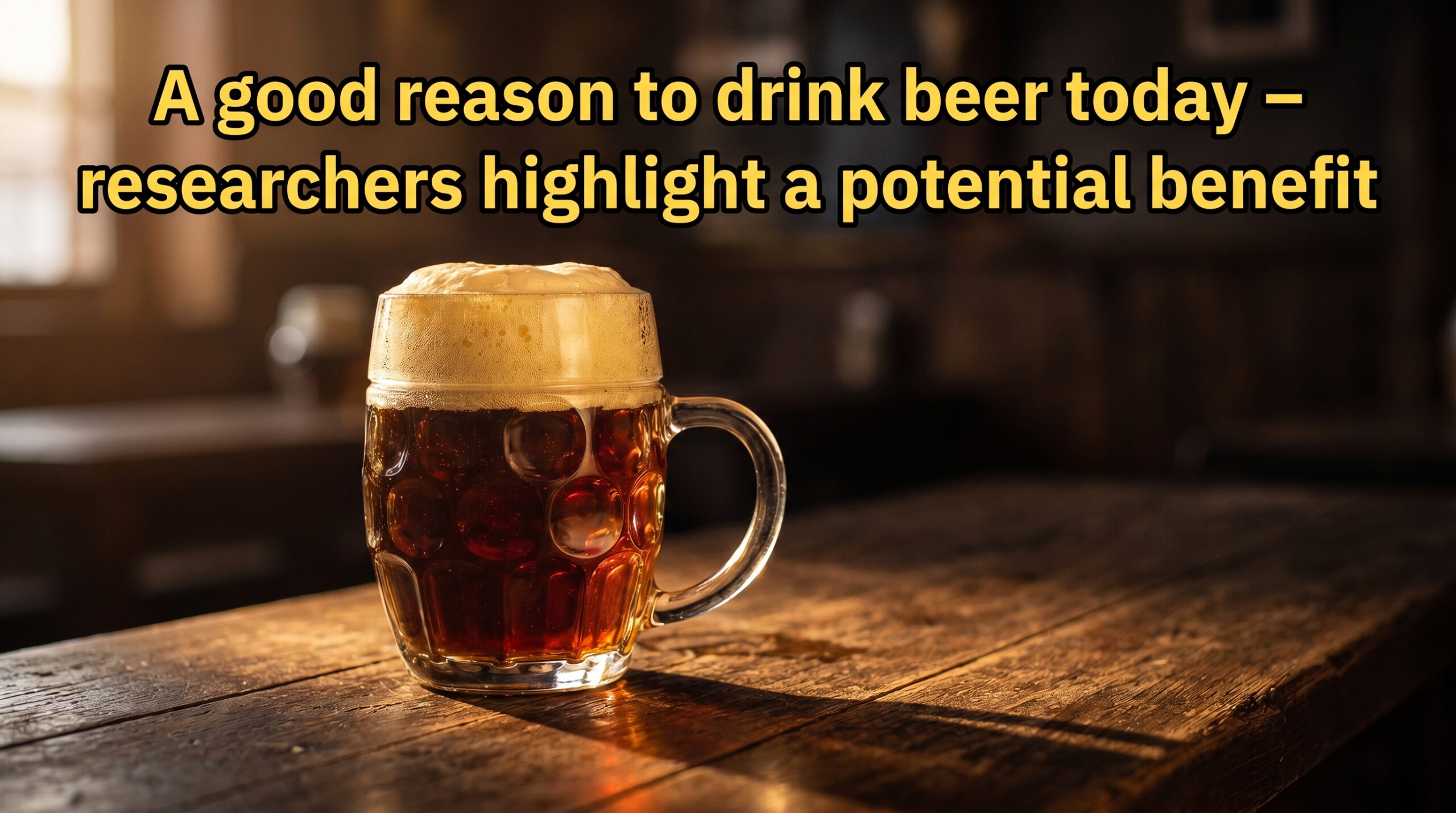 A good reason to drink beer today – researchers highlight a potential ...