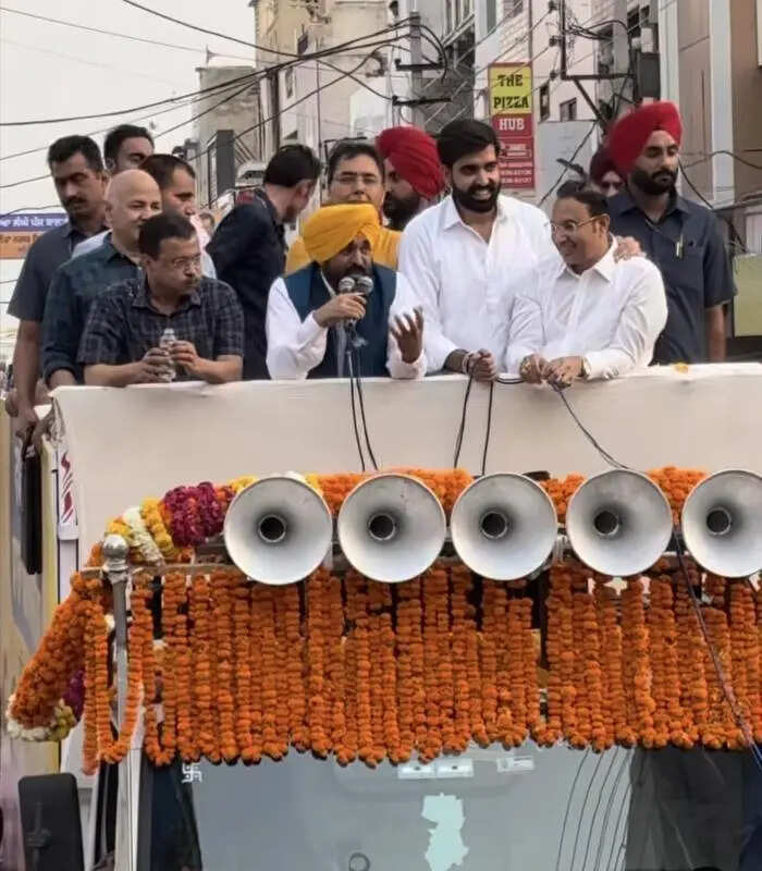 AAP Bathinda MLA skips roadshow by Mann & Kejriwal, says 'not invited'