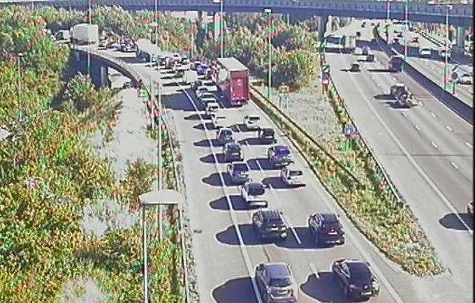 Drivers facing delays on A2 near Dartford after crash near Darenth ...