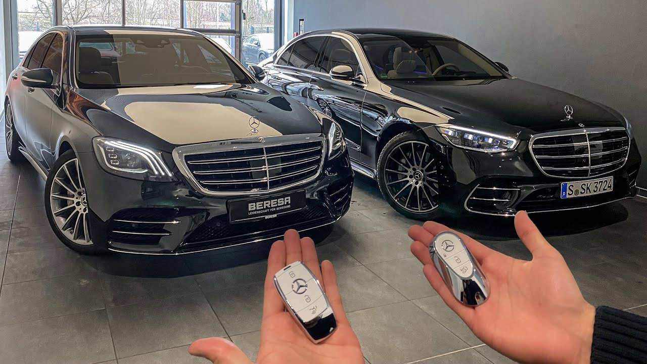 Old vs new S-Class comparing the W222 and W223 luxury standards