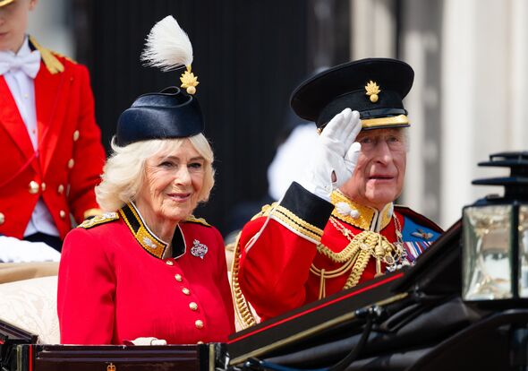 Queen Camilla's tense Trooping appearance unpicked by body language expert