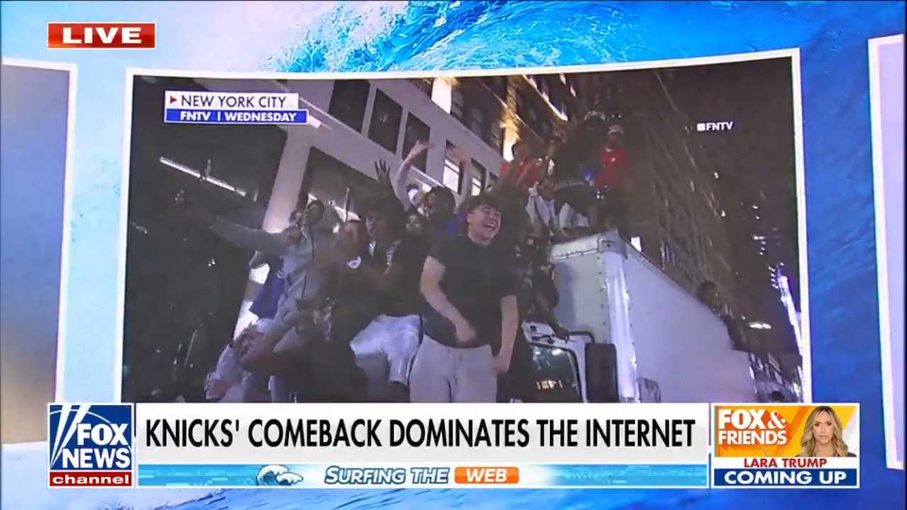 Knicks fans go viral smashing cars, bicycles after big win