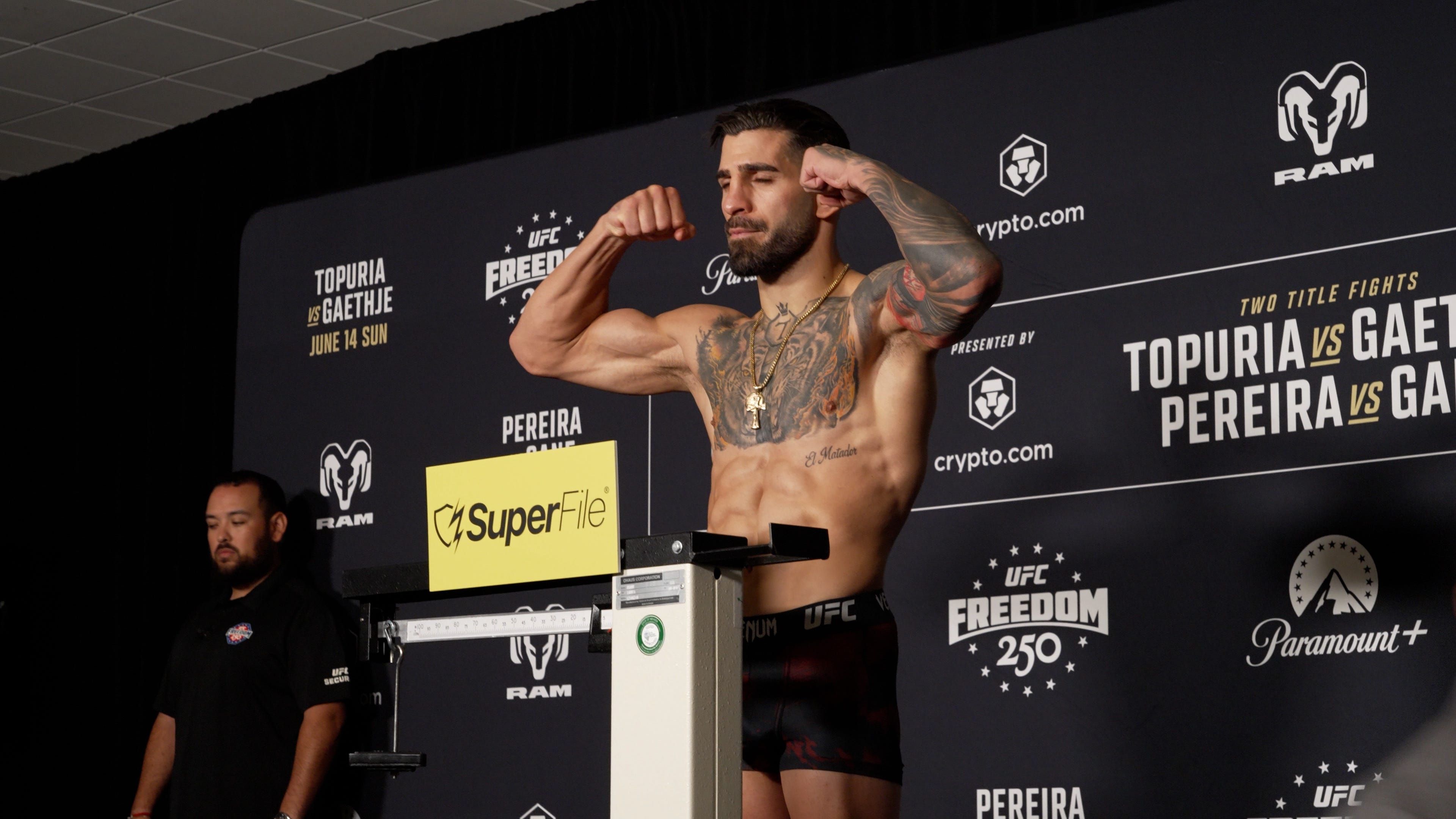 UFC Freedom 250 official weigh-ins: Two title fights set in DC