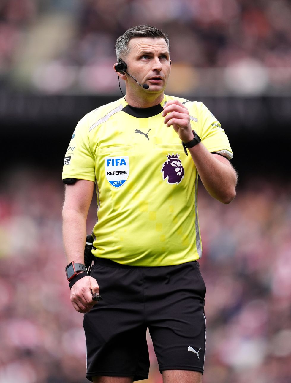 Premier League referee Michael Oliver forced to withdraw from ...