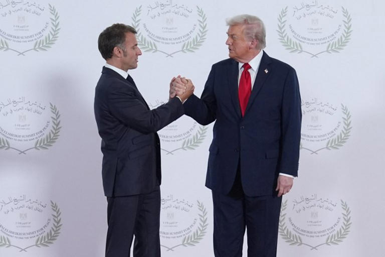 President Trump dineert met Macron in paleis van Versailles