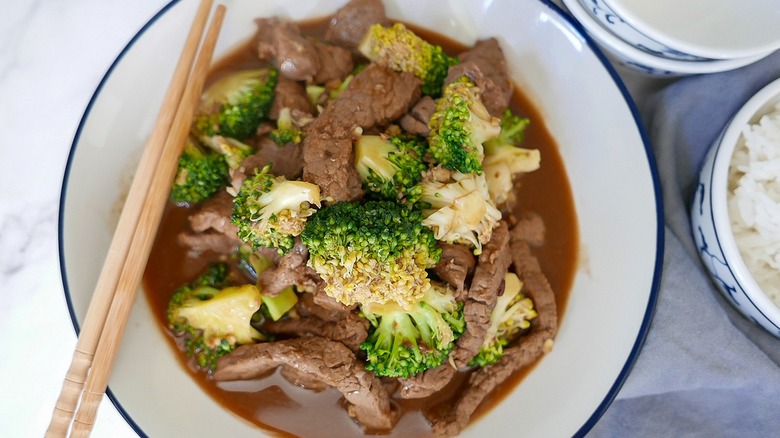 Healthy beef and broccoli recipe