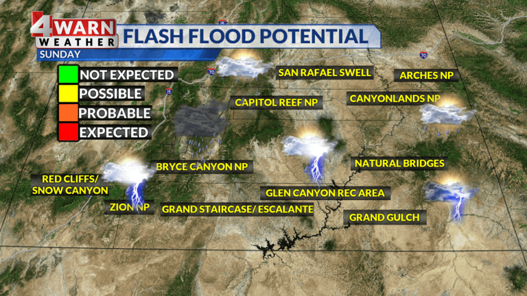 Elevated fire threat for southern Utah this weekend, hot temperatures ...