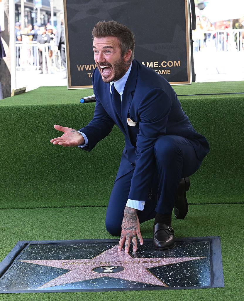 David Beckham slammed by critics after unveiling bizarre Hollywood Walk ...