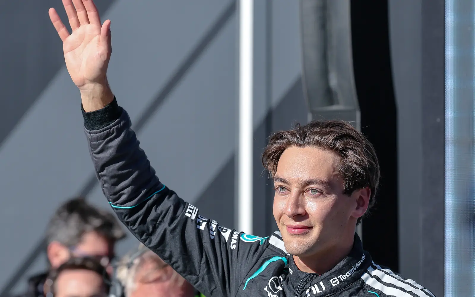 Russell back in 'the groove' as he takes pole for Barcelona Grand Prix