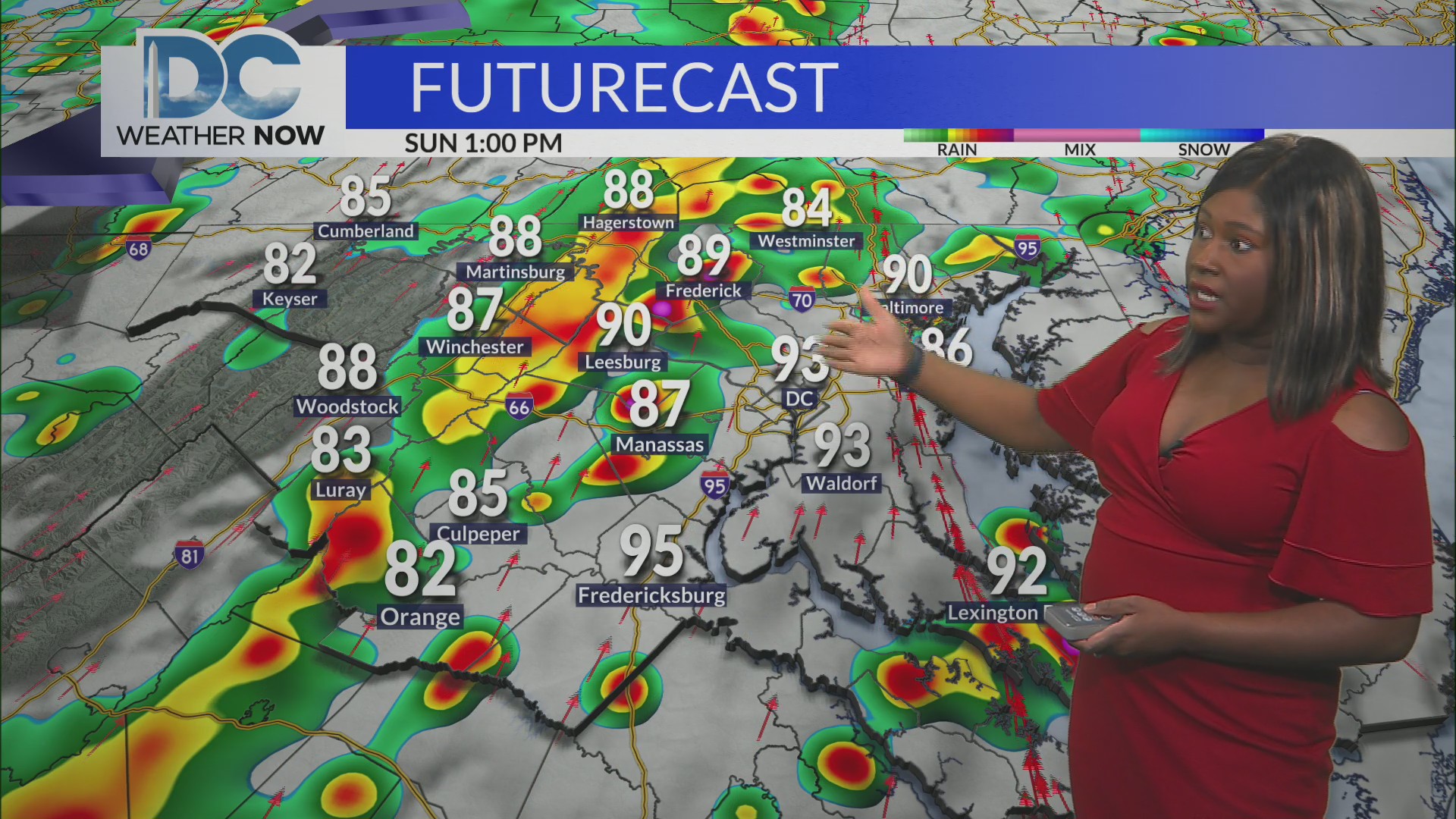 Sunny and warm start, stormy end to weekend