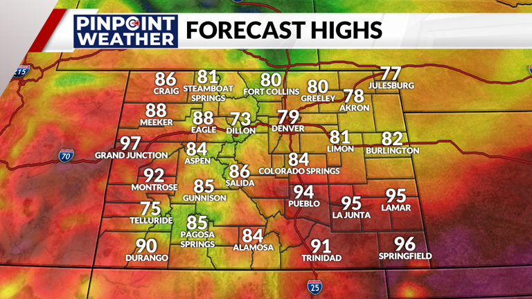 Denver weather: Pleasant on Saturday with small rain chance