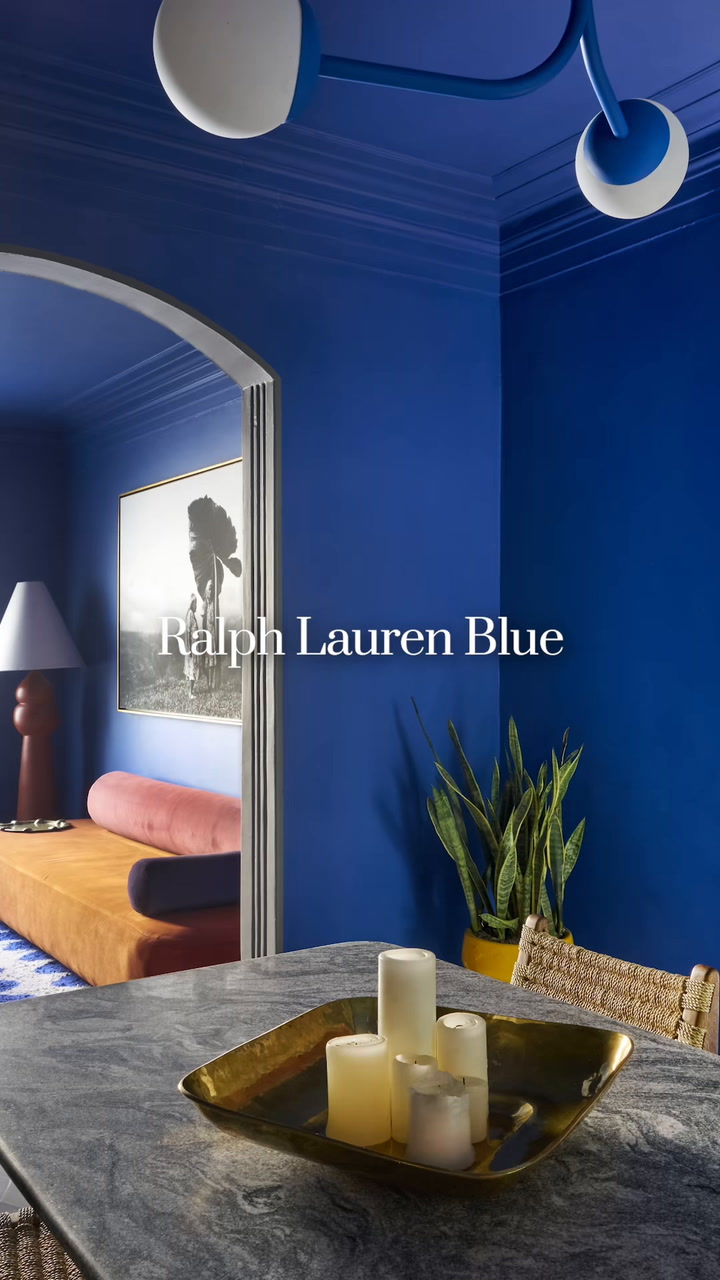 The allure of Ralph Lauren Blue in interior design
