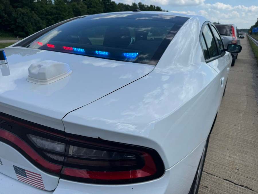 Indiana police ticket driver for going below speed limit in left lane