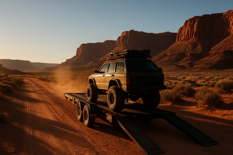 Why off-roaders are shipping rigs to trails instead of driving