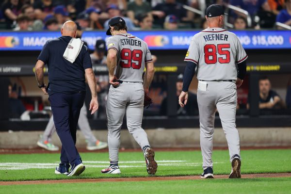 Braves place RHP Spencer Strider on IL with elbow inflammation
