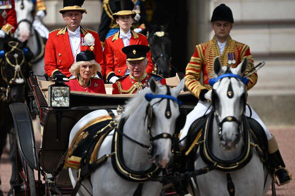 Queen Camilla's tense Trooping appearance unpicked by body language expert