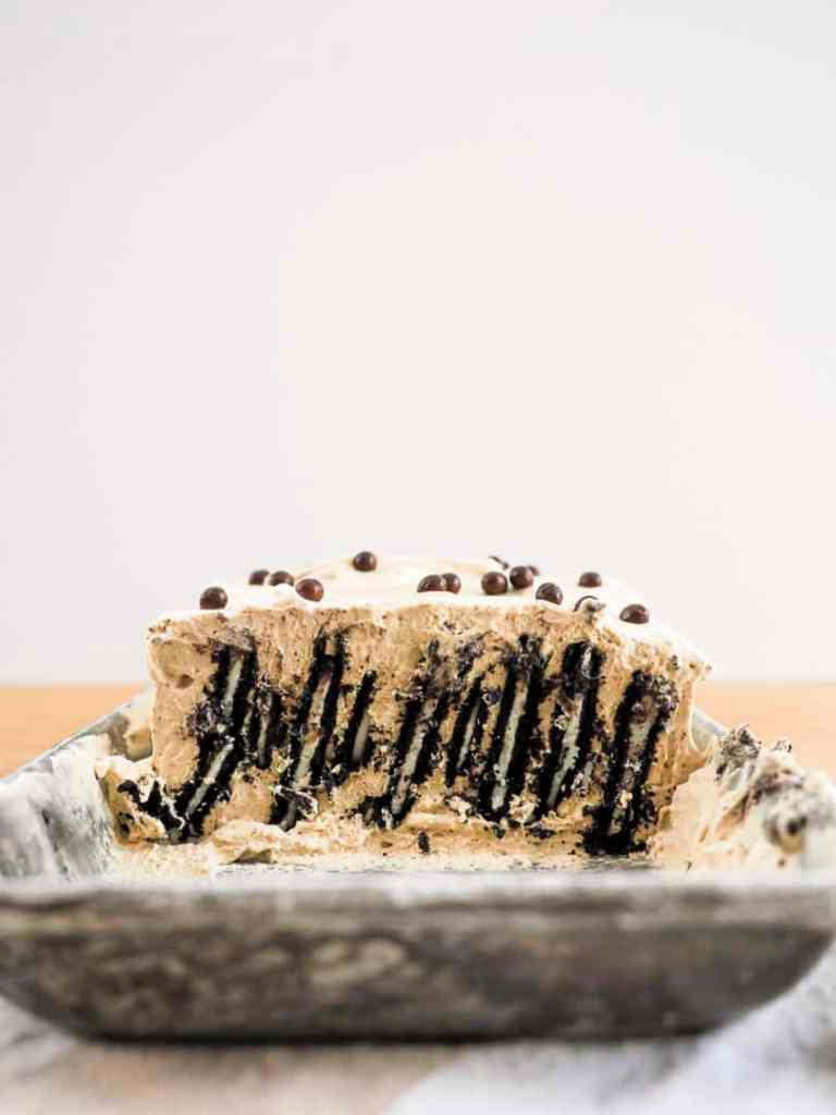 Coffee icebox cake