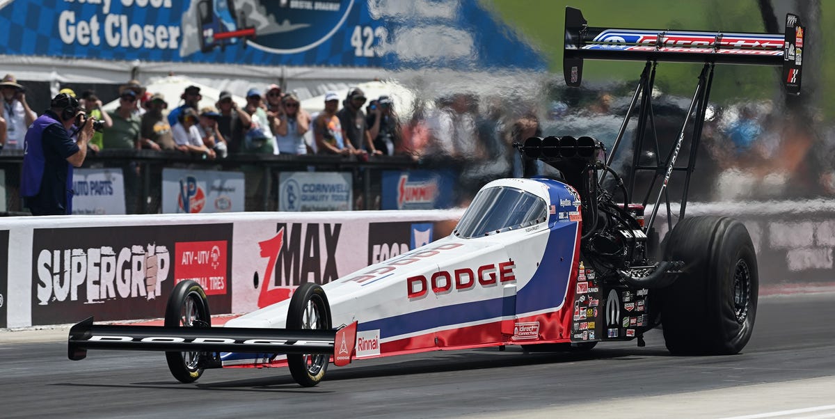 Leah Pruett, Jack Beckman win rain-postponed New England Nationals ...