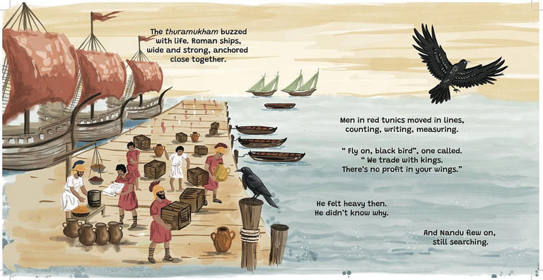 A new children's book takes kids on a flight to Muziris