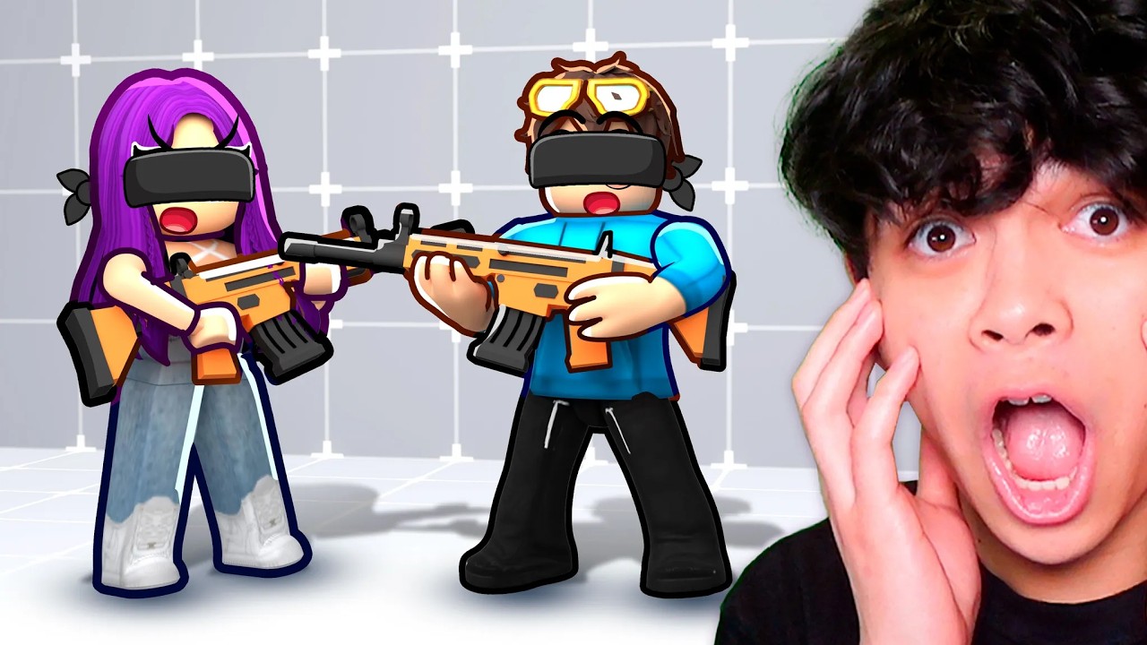 Blindfolded rivals go head-to-head in Roblox!