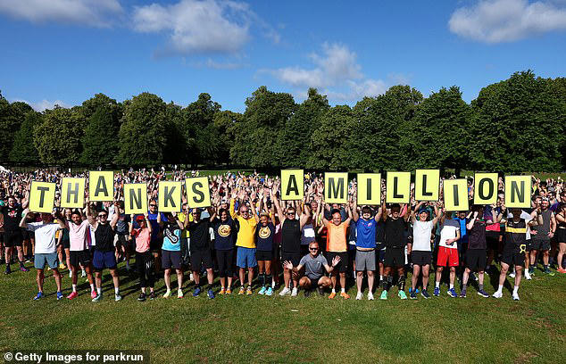 Dame Kelly Holmes joins in millionth Parkrun 22 years after first 5k ...