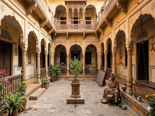 Why were courtyards built in old houses? It wasn't just tradition ...