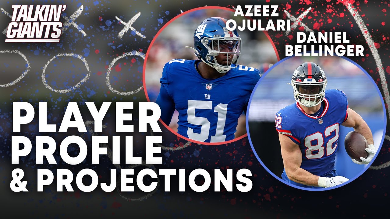 757 | Daniel Bellinger & Azeez Ojulari | Giants player profile ...