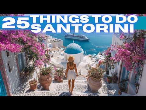 Best things to do in Santorini Greece 4K