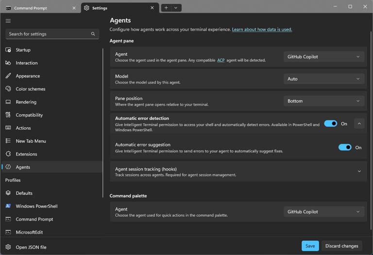 Microsoft's intelligent terminal offers a separate AI-powered command ...